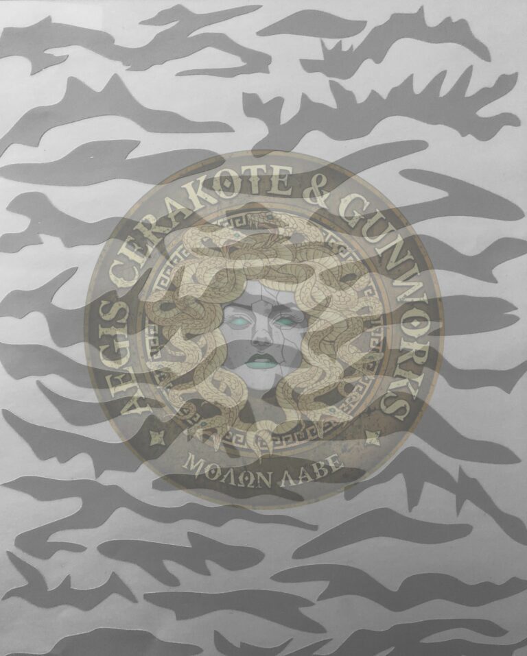 Tiger Stripe Rifle Stencil | Aegis Cerakote & Gunworks