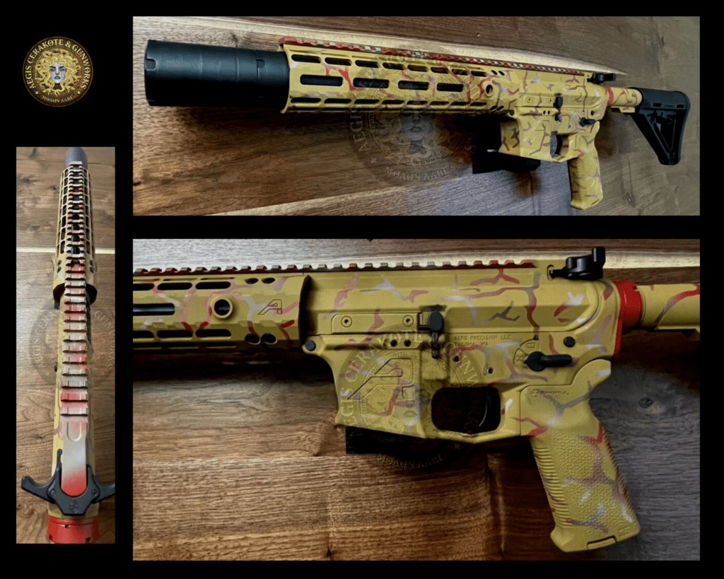 Sticks Handgun Stencil | Aegis Cerakote & Gunworks